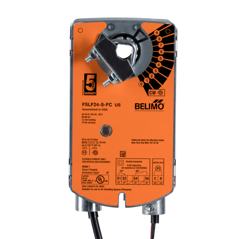FSLF24-S-FC US | Belimo | Fire&Smoke Damper Actuator – Mercato BAS Supply